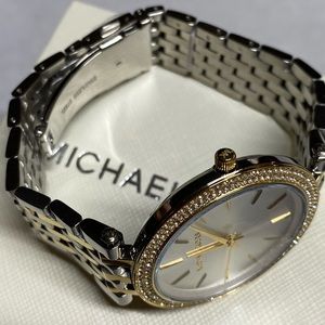 Michael Kors | Accessories | Nwt Michael Kors Darci Twotone Stainless ...